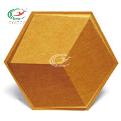 Cina mattonelle sane di esagono leggero 3D, pannelli di parete acustici esagonali inodori in vendita