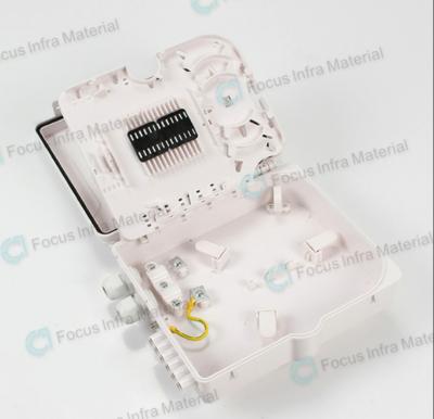 Cina 12 Port ABS Fiber Optic Termination Box FTTH Distribution Terminal Box in vendita