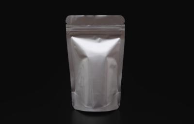 Cina Borse dell'alimento della chiusura sottovuoto della stagnola con la chiusura lampo nel colore d'argento in vendita