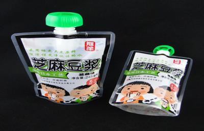 Cina sacchetto di plastica dell'acqua potabile di 10L 5l 3l con il becco, borse d'imballaggio del liquido latte di soia/del minerale in vendita