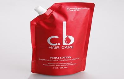 Cina materiali laminati trasparenti 7Oz stanno sui sacchetti del becco per sciampo, cura di capelli in vendita