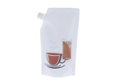 Cina Di plastica biodegradabili stanno sul sacchetto della bevanda della bevanda con paglia in vendita