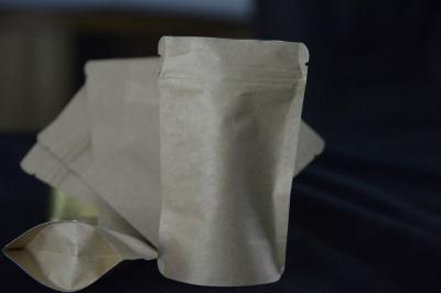 Cina Le piccole borse di plastica di imballaggio per alimenti, carta kraft di Resalable dell'alimento stanno sui sacchetti in vendita