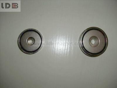 China Countersunk pot magnets for sale