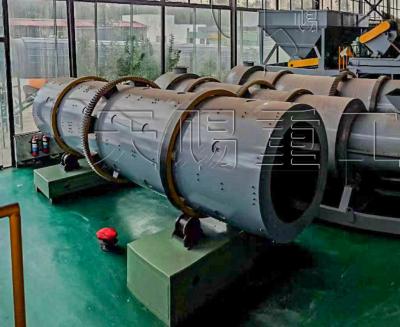 China Manganese ore powder rotary drum granulator granulation production line for sale