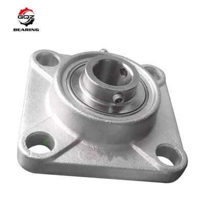China Shaft 50mm UCF210 Flanged Housing Pillow Block Plummer Block Bearing 50x143x54.6mm for sale