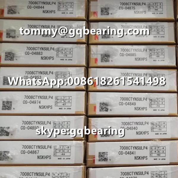 15 Degree Contact Angle Single Universal NSK 7008CTYNSULP4 Angular Contact Ball Bearing