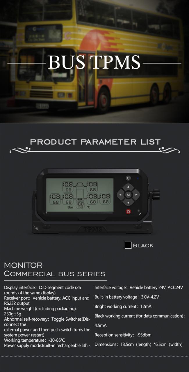 Digital tire pressure system display