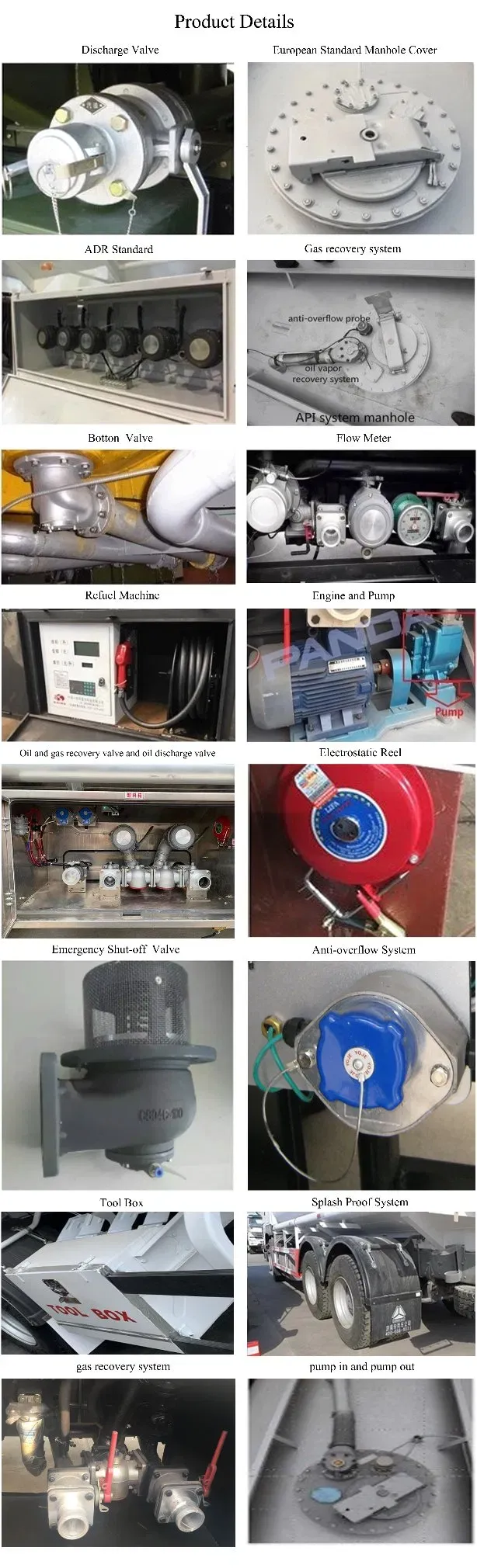 6000liters 6tons Fuel Dispenser Tanker Truck 4*2 Petrol Oil Diesel Delivery and Refueling Truck
