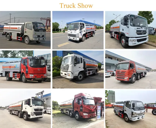 6000liters 6tons Fuel Dispenser Tanker Truck 4*2 Petrol Oil Diesel Delivery and Refueling Truck