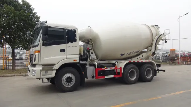 10 Wheelers Foton Construction Equipment China Concrete Mixer Vehicle Construction Machinery 2024 M3000 Mixer