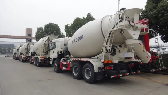10 Wheelers Foton Construction Equipment China Concrete Mixer Vehicle Construction Machinery 2024 M3000 Mixer