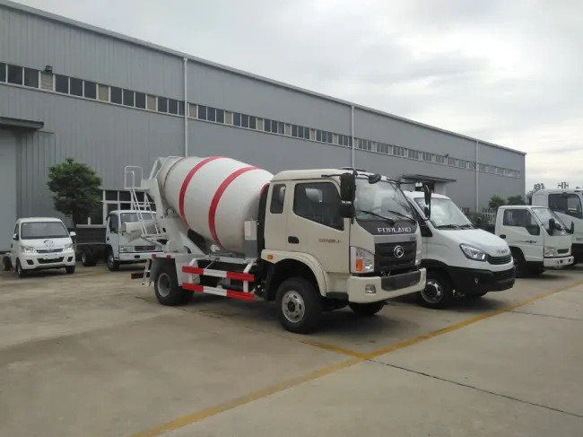 Forland 6cbm Cement Carrying Construction Equipment Cement Mixing Truck Concrete Mixer Pump Truck Small Concrete Mixer