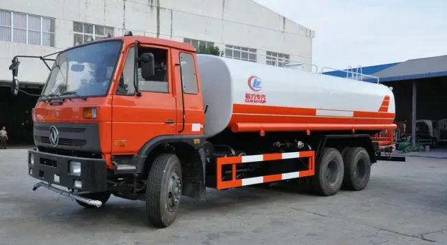 Dongfeng Road Spinkler 20cbm Bowser Tank Street Cleaning Road Washing City Clean Tanker Truck