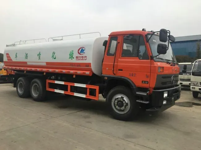 Dongfeng Road Spinkler 20cbm Bowser Tank Street Cleaning Road Washing City Clean Tanker Truck