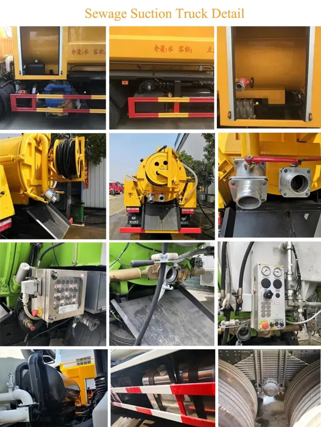 China Dongfeng 16cbm Sewer Liter Vacuum Sewage Cleaning Suction Tank Truck