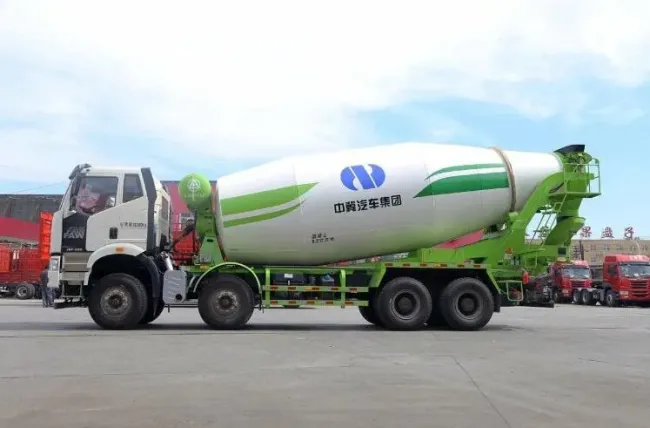 FAW Concrete Mixer Truck 9m3 for Sales with PMP System