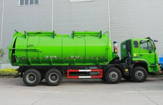Sinotruk 20000 Liters Road Cleaning Truck 20cbm Sewage Vacuum Suction Truck