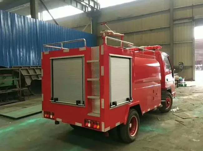 2mt 2 Ton China Water Tank Emergency Fire Fighting Truck