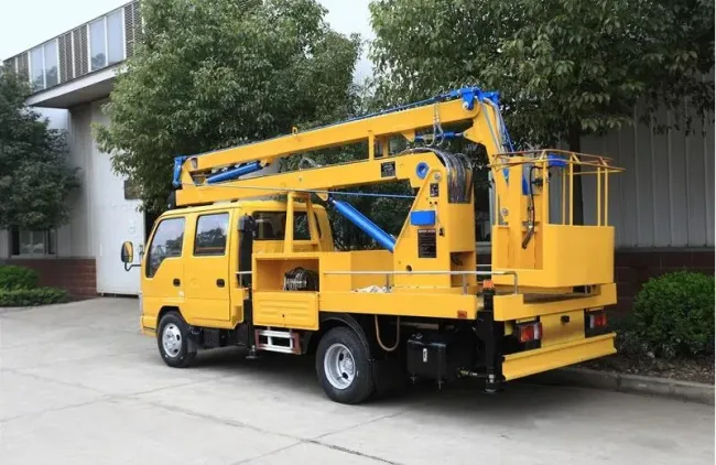I-Suzu Double Row 14m 16m Aerial Lifting Truck for Cherry Picker