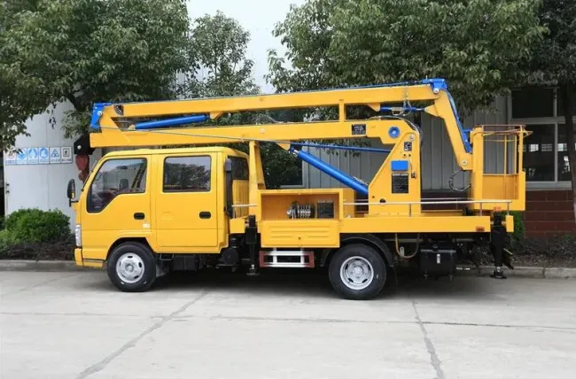 I-Suzu Double Row 14m 16m Aerial Lifting Truck for Cherry Picker