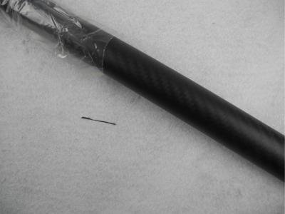 China Tubo redondo de la fibra de carbono del mate de la longitud 500m m con el apoyo del cardán del soporte de cámara del marco 3K en venta