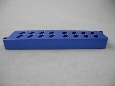 Κίνα Σκούρο μπλε CNC προσαρτημάτων αργιλίου alu 6061-T6 γυρίζοντας επιφάνεια οξείδωσης μερών προς πώληση