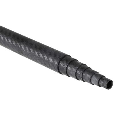 τηλεσκοπικοί σωλήνες 20 X 18 X 2000mm ινών άνθρακα 100% 3K