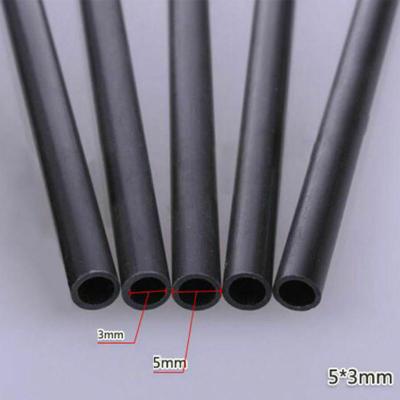 중국 고강도 고모듈 롤 래핑 100% 3K 탄소 섬유 파이프 판매용