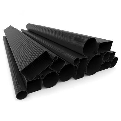 China Tubos cuadrados de fibra de carbono de alta resistencia a la corrosión y dimensionalmente estables en venta