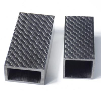 China Tubos cuadrados de fibra de carbono de alta resistencia a la corrosión y dimensionalmente estables en venta