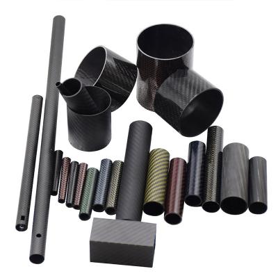 중국 포장 다층 3K 원형 롤 포장 탄소 섬유 튜브 판매용