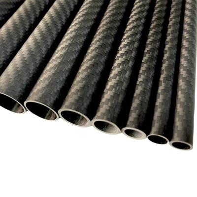 중국 높은 내구성 유연성 산업용 롤 랩 탄소 섬유 튜브 사용자 정의 판매용