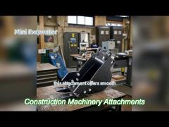 Μίνι εξαρτήματα εξορυκτών υδραυλικών Micro Digger κουβάδες για την ανακαίνιση κατασκευής