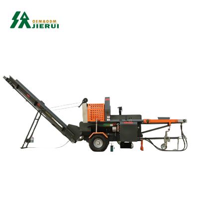 Cina Splitting wood Wounded Log Splitter 20T Processore di legna da ardere con diesel idraulico in vendita