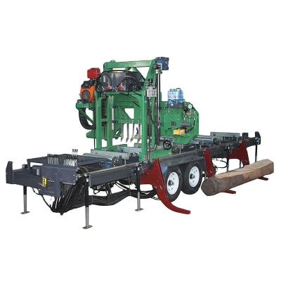 Cina Dispositivo di segatura portatile orizzontale a motore diesel per taglio di legno in vendita
