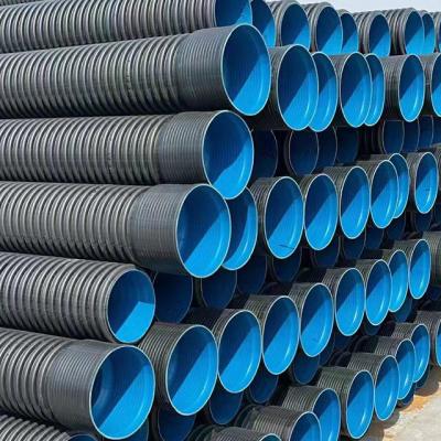Cina Abitudine ondulata a 14 pollici a 8 pollici del polietilene dell'HDPE del nero del tubo di scarico per acqua in vendita