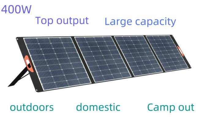 Portable Solar Panel Foldable Monocrystalline Silicon Solar Power Station for Smartphones, Laptops, Camping, Portable Power Station, Solar Generator 400W