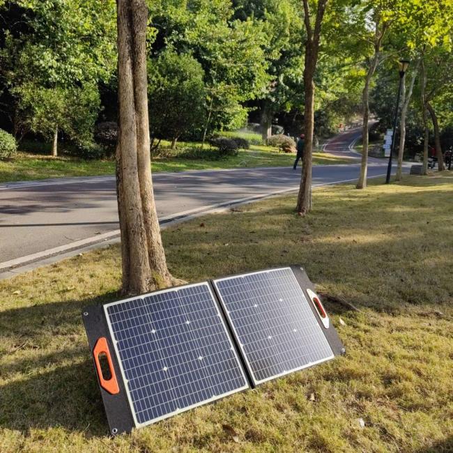 Portable Foldable Solar Panel for Energy Storage System, PV Module Panel Outdoor Home 100W
