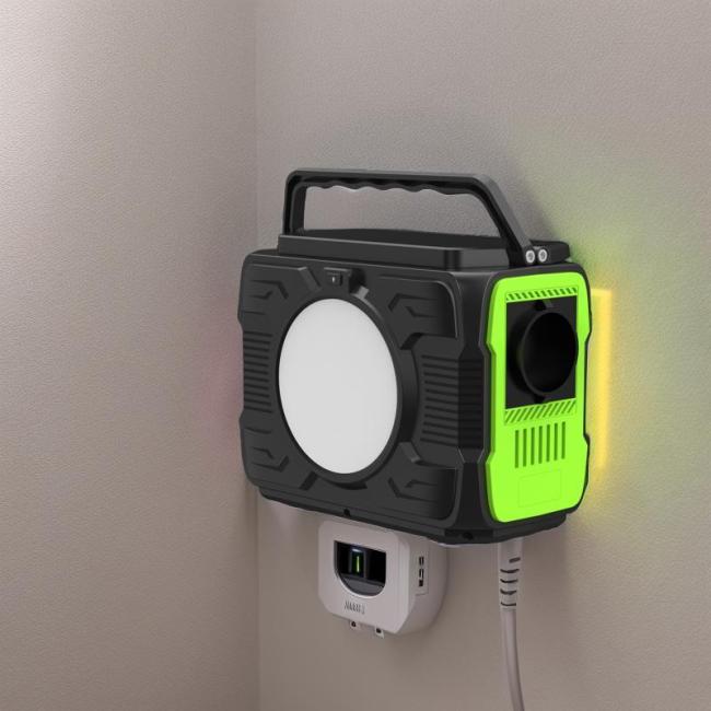 Multifunctional 200W Portable Rechargeable Battery Camping Power Station Solar Generator.