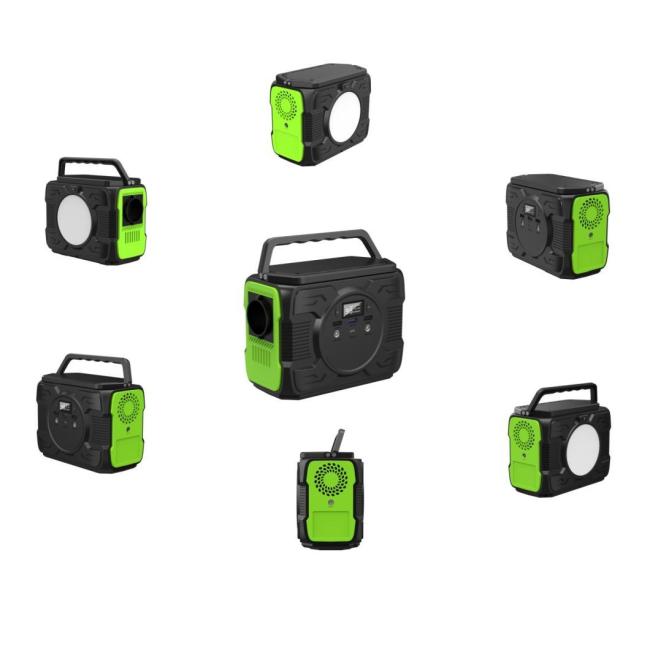 Multifunctional 200W Portable Rechargeable Battery Camping Power Station Solar Generator.