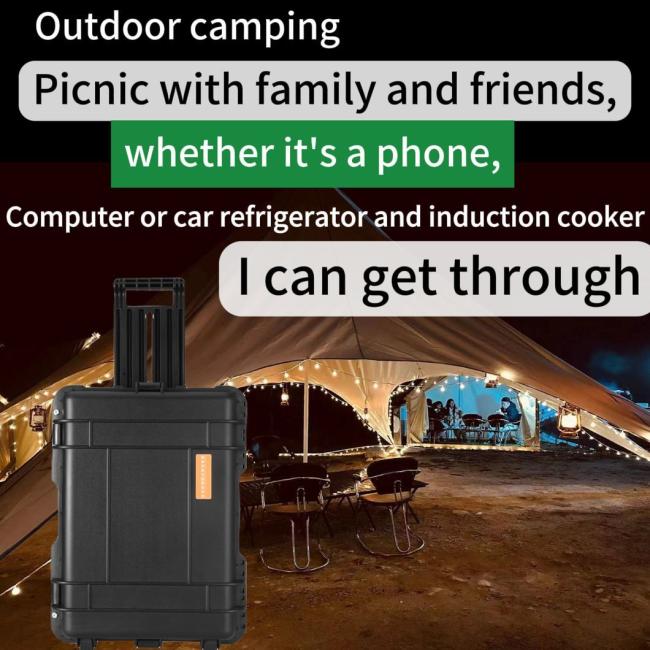 3000W Solar Portable Generator Emergency Power Station Outdoor Camping Power Station