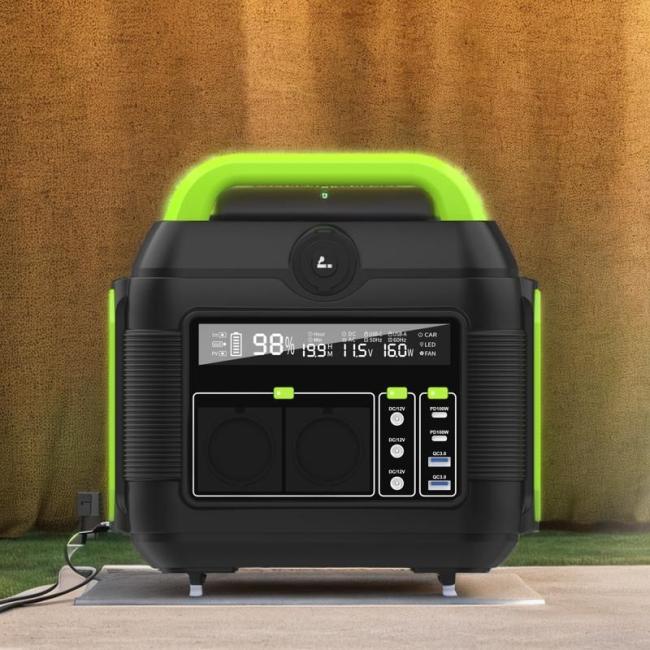Portable Generator Large Capacity AC 220V 110V 600W Power Station USB DC Output Mobile Power Lithium Battery Solar Energy Storage System