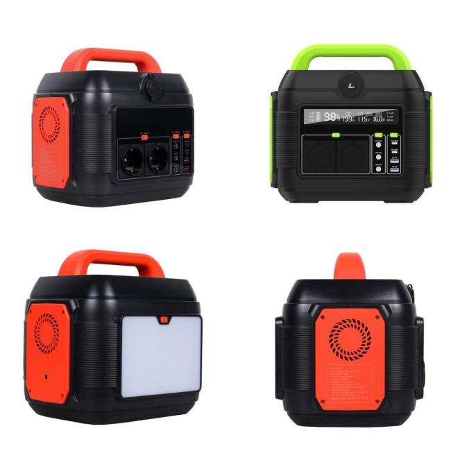 600W Emergency Generator Sine Wave Output Mobile Power Solar Power Station