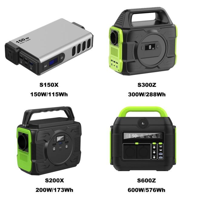 300W Small Smart Solar Generator Outdoor Mobile Energy Storage Power Supply LiFePO4 Portable Power Station