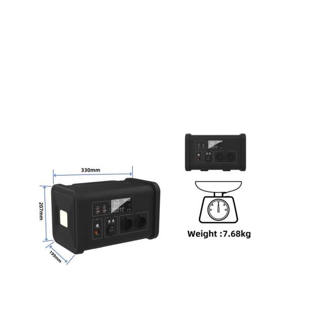 700W Renewable Energy Solar Generator Power Station LiFePO4 Home Power Outage Portable Power Station