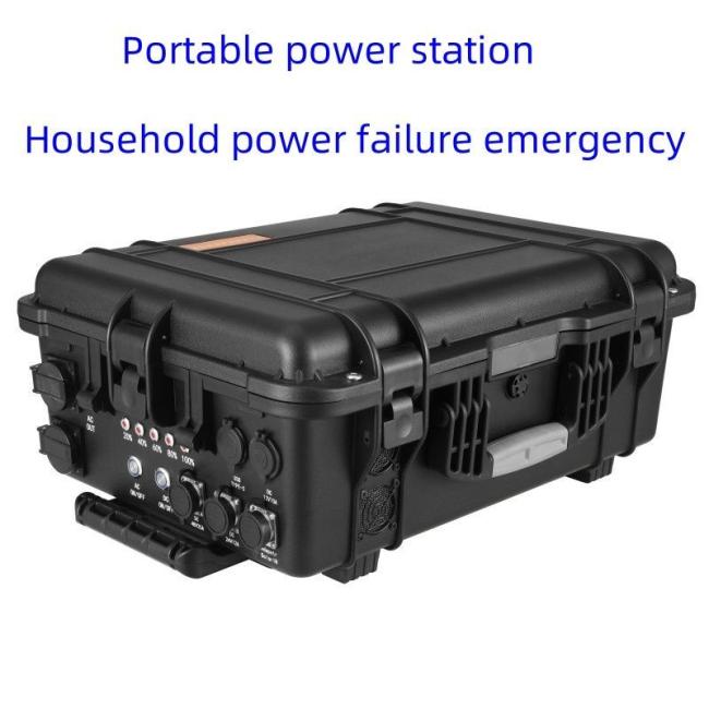 5000W Solar Motor Generator Home and Outdoor Fishing Self-Drive Travel Power Station