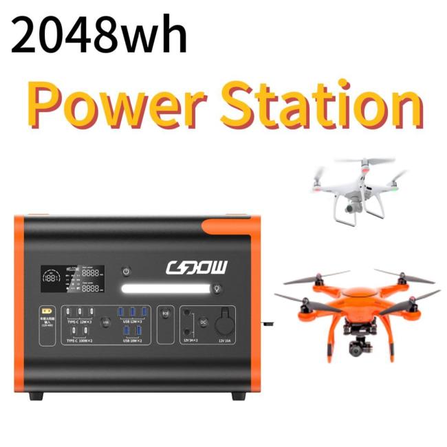 Hot Selling 2200W/2048wh/40ah Solar Generator Camping Portable Power Station