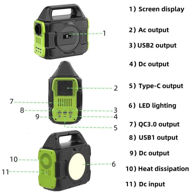 Hot Selling 300W Mobile Power Station Home and Outdoor Solar Generator