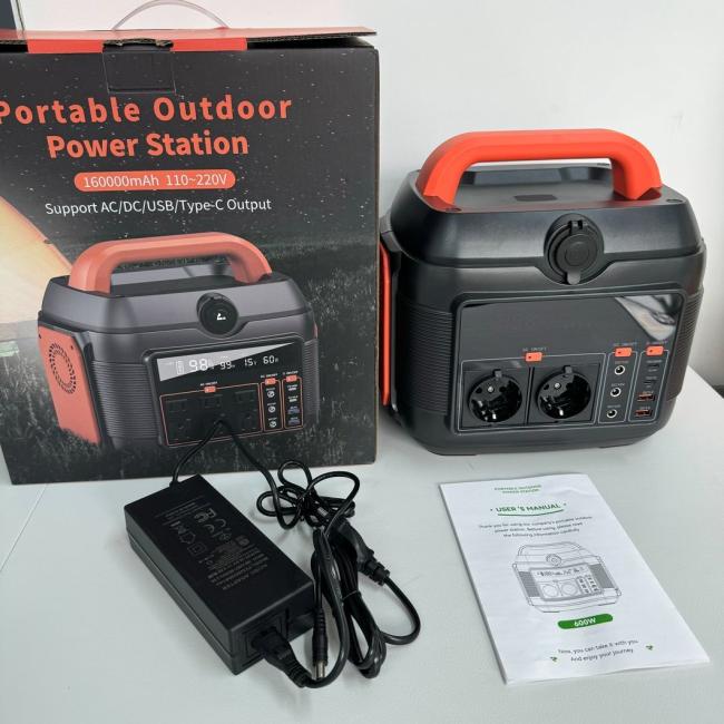 Factory Price Simple and Safe 600W288wh Solar Generator on-Board Power Station